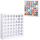 Amazon.com: Hicarer 2 Pcs 49 Holes Craft Paint Storage Organizer ...