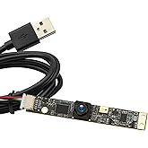 Amazon.com: ELP 8mp USB Camera Module with Microphone Autofocus PC Camera for Computer 4K ...