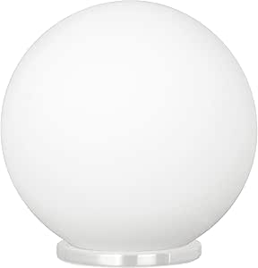 EGLO Rondo Collection 8-Inch Round Table Lamp with Glass Ball Shade for ...