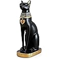 Amazon.com: Ni-JASW 12 inch Tall Black Egyptian Cat Goddess Bastet ...