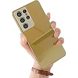 Amazon.com: Luxury Fashion Mirror Case for Samsung Galaxy S22 Ultra Case Soft TPU Bumper Frame ...