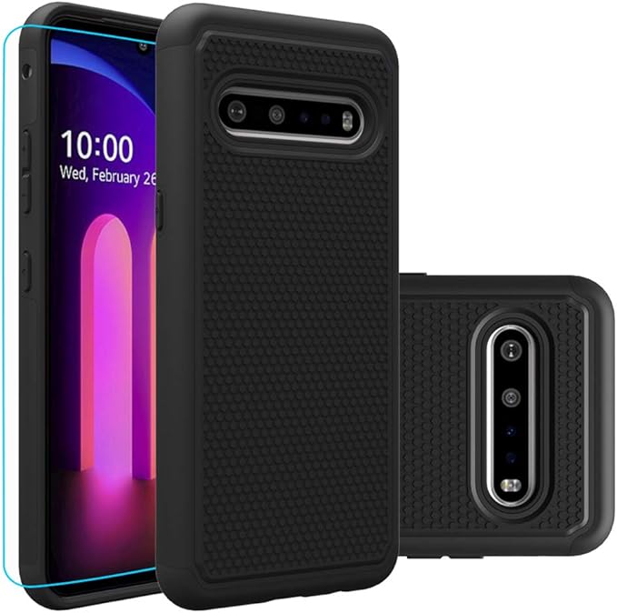 Amazon.com: LG V60 ThinQ Case, LG V60 Case with HD Screen Protector ...