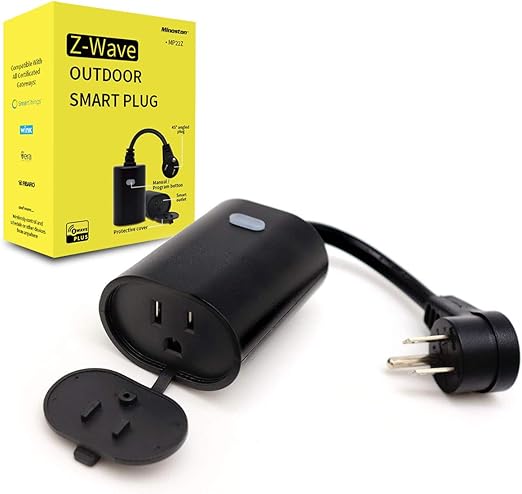 Z-Wave Plus Smart Plug, Outdoor On/Off Outlet Switch, ZWave Hub ...