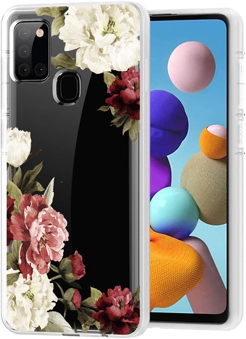 Ueokeird Case for Galaxy A21S, Samsung A21S Case for Girls, Clear ...