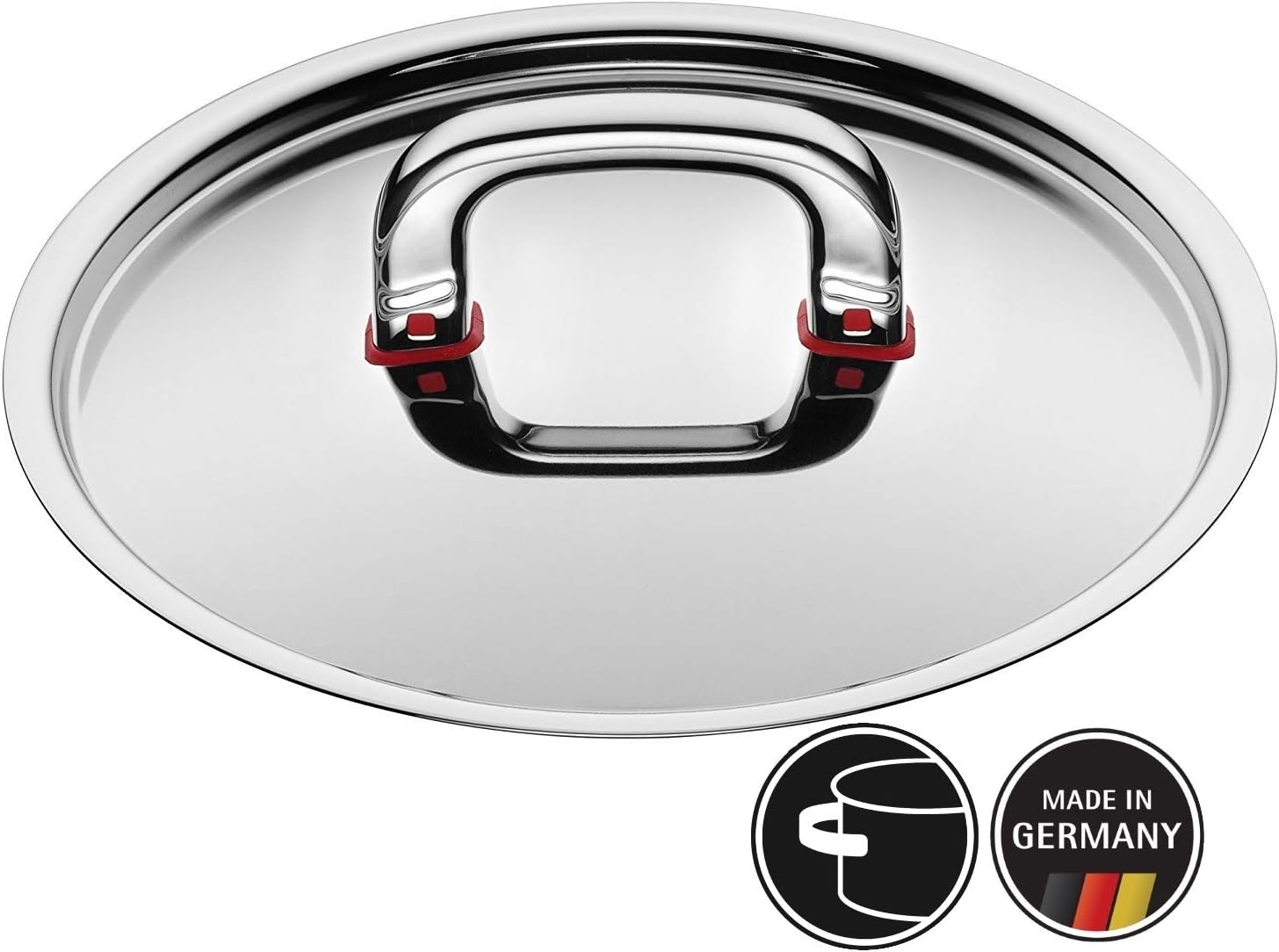 WMF Premium One Metalldeckel, mit Dampföffnung, 20 cm, Topfdeckel mit ...