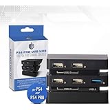 Amazon.com: SUNKY - PS4 Pro 5 USB Ports Hub, USB 3.0 2.0 High Speed ...
