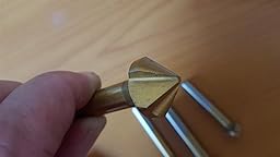 Fortag 6 tlg 3 Flute 90° Kegelsenker Satz Titan-beschichtet ...