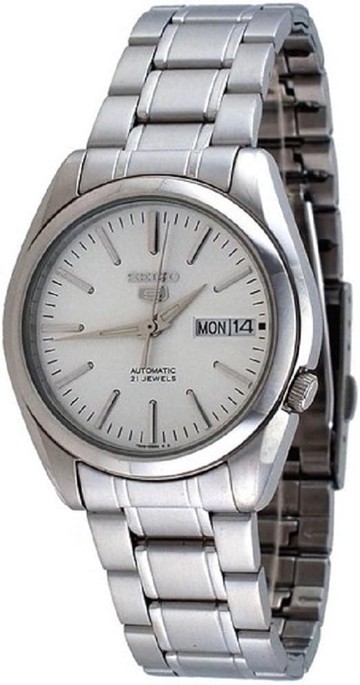 Amazon | [セイコー] SEIKO 5 腕時計 自動巻き 海外モデル ホワイト SNKL41K1 メンズ [逆輸入品] | メンズ腕 ...