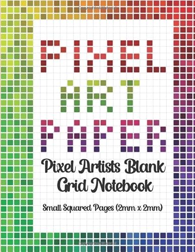 Pixel Art Paper Drawing Sketch Notebook 2mm grids: Design your own ...