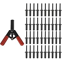Amazon.com: 41 PC Assorted Plastic Riveter Rivet Gun Quick Set Hand ...