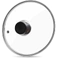 Amazon.com: Glass Lid for Frying Pan Tempered Glass Pot Lid with ...