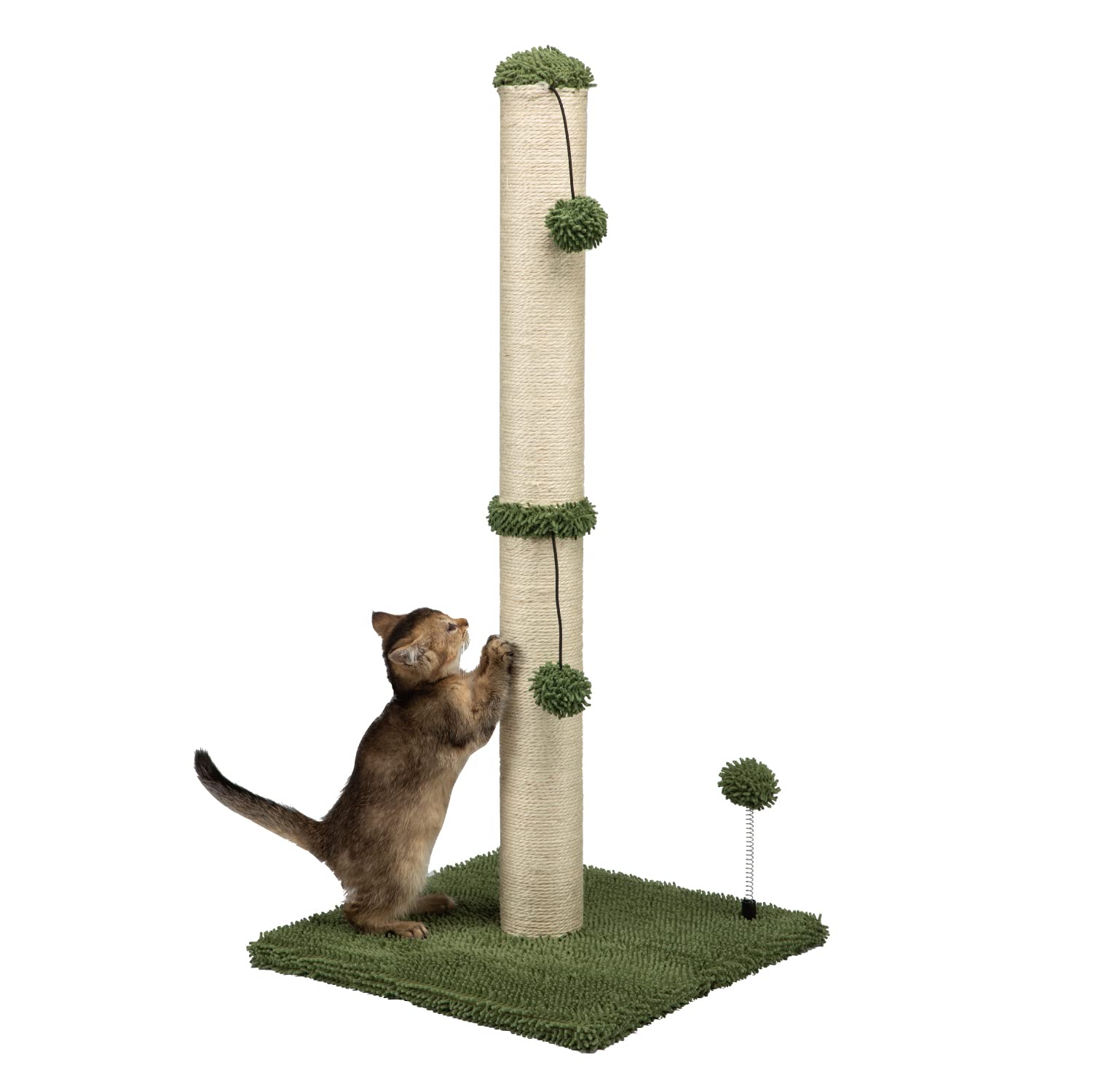 MECOOL 34“ Tall Cat Scratching Post Premium Basics Kitten Scratcher ...