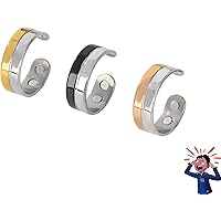 LIU JUN Calmi Ring, Magtherapy Lymphatic Drainage Titanium Ion Rings ...