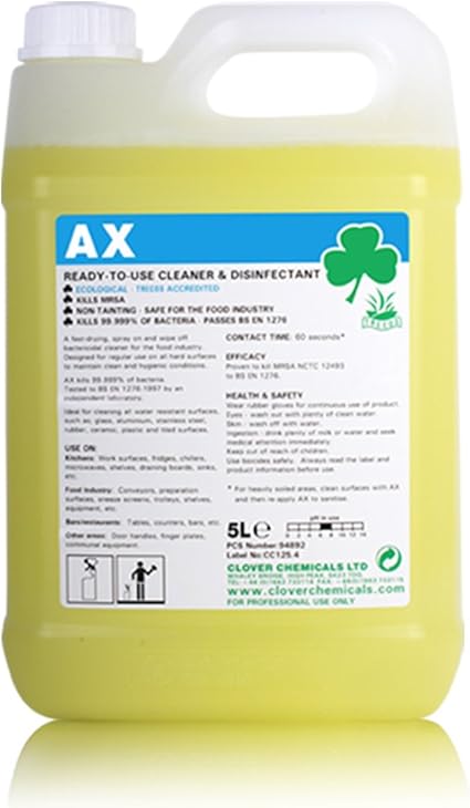 AX Professional Anti Bactericidal Sanitising Spray (5L).: Amazon.co.uk ...
