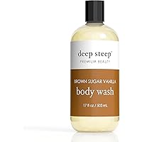 Amazon.com : Deep Steep Body Wash, Brown Sugar Vanilla, 17 Ounce : Bath ...