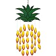 Amazon.com: X-PREK 23" Pineapple Wind Chimes for Outside, Unique Stained Glass Wind Chimes ...