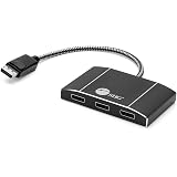 Amazon.com: SIIG 3 Port DisplayPort to HDMI MST Hub 4K UHD - 1x3 DP to ...