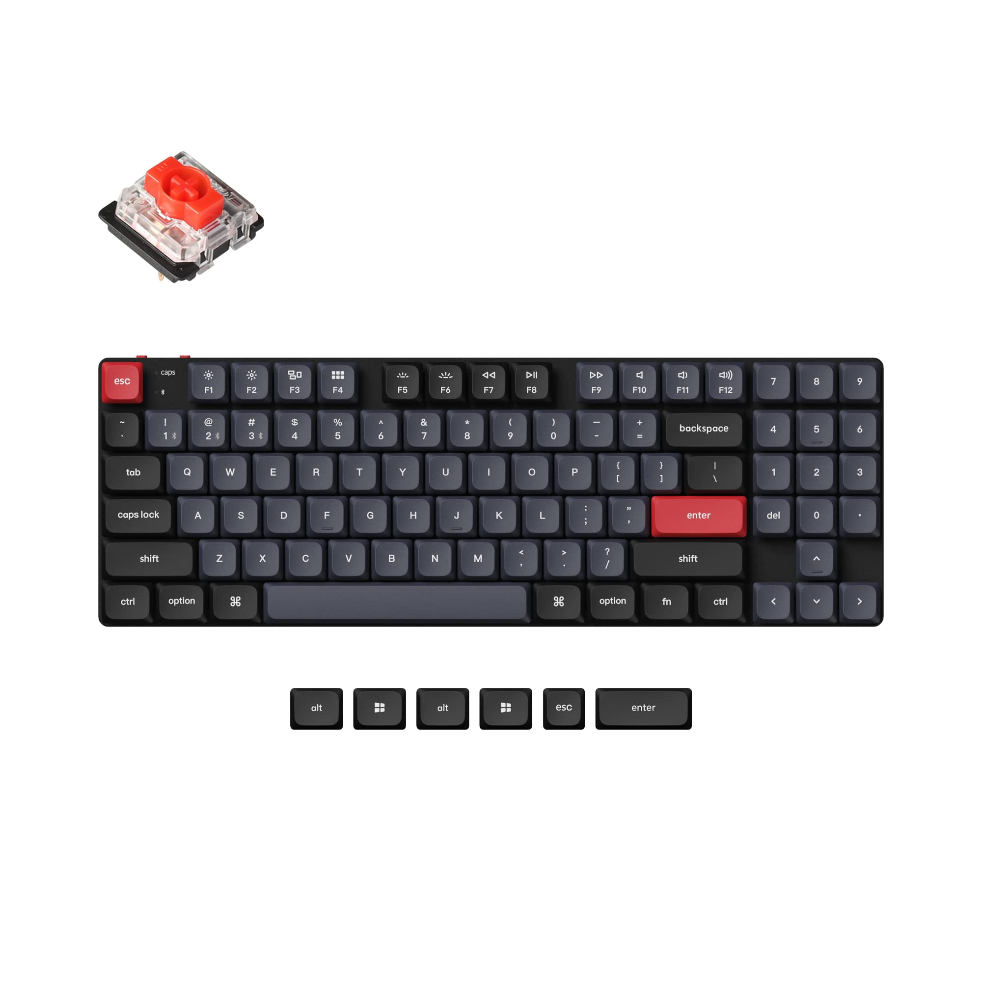 Mua Keychron K13 Pro Ultra-Slim QMK/VIA Wireless Mechanical Keyboard ...