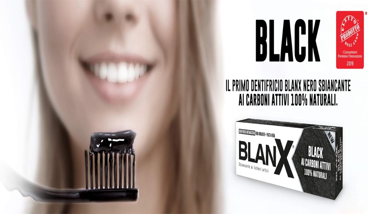 BlanX:”Black” Whitening Black Toothpaste – 2.54 Fluid Ounces (75ml ...