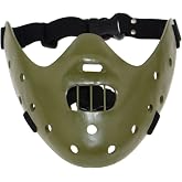 Amazon.com: nezababy Hannibal Lecter Mask Cosplay The Silence of The ...