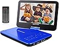 DBPOWER® 10.5" Portable DVD Player, 5 Hour Rechargeable Battery, Swivel ...