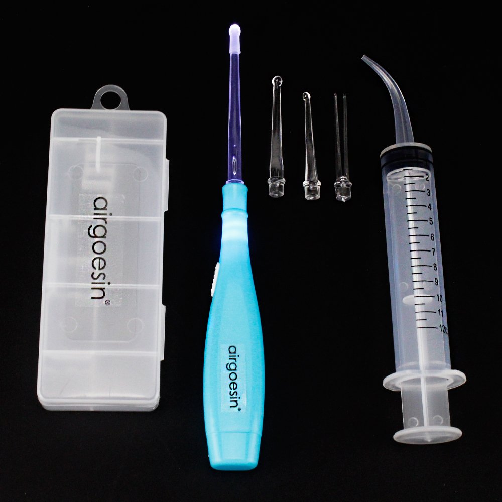 Airgoesin™ Upgraded Tonsil Stone Remover Tool or Earwax Removal, Blue ...