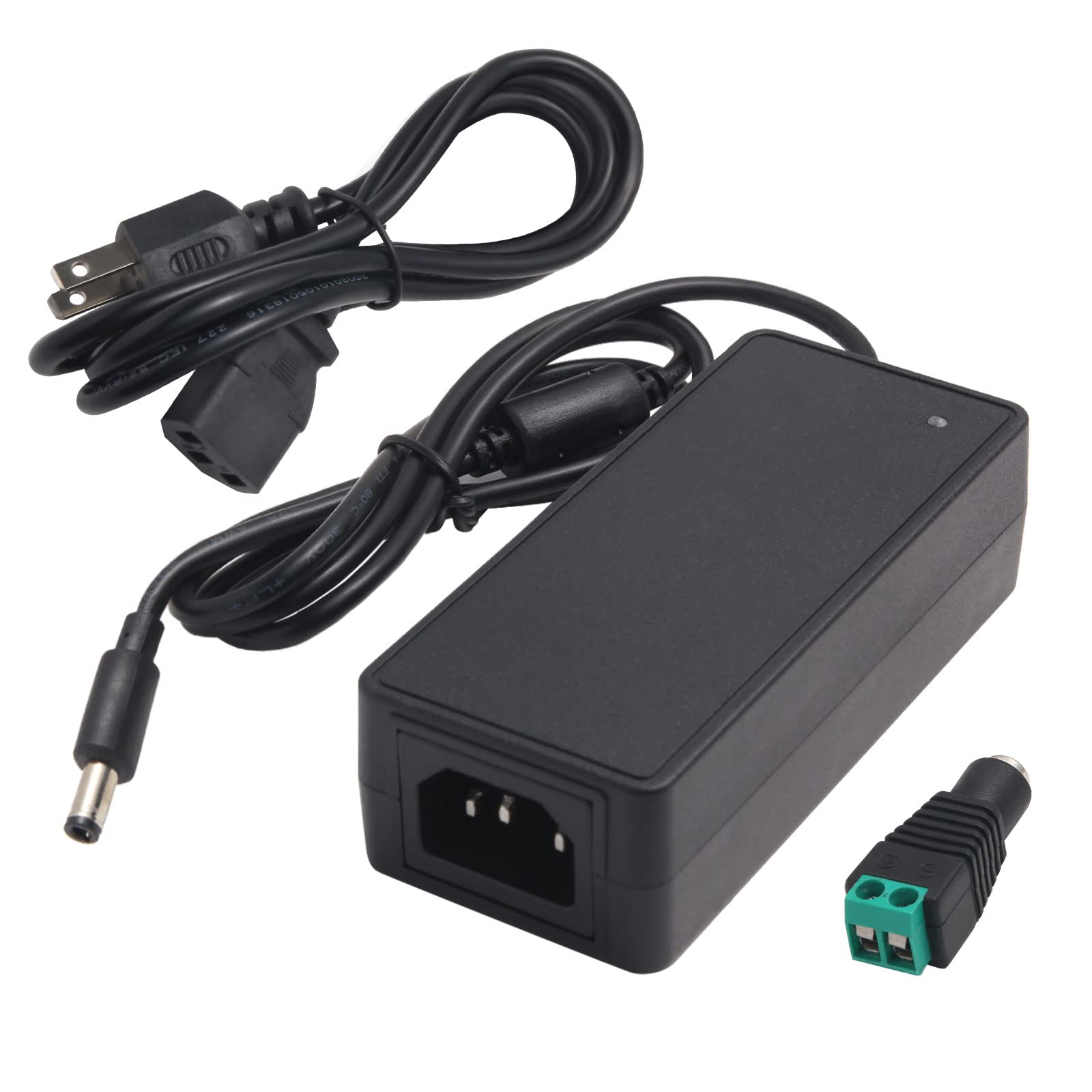 Mua 12V 5A Power Supply Adapter 100-240V AC to DC Converter with 5.5X 2 ...