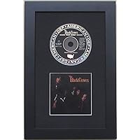 Amazon.com: Cd Frame Featuring Black Matting and Black Moulding ...