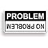 Amazon.com: Problem/No Problem Offroad Bumper Sticker/Decal: Automotive