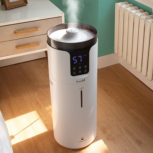 Lacidoll 4.2 Gal Tower Humidifiers for Large Room whole house 1000 sq ...