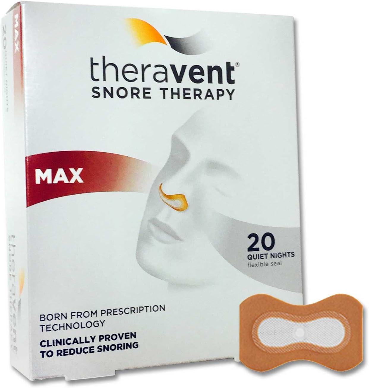 Theravent Advanced Nightly Snoring Solution-20 Night Max Pack: Amazon ...