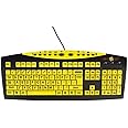Amazon.com: Ablenet Keys-U-See Large Print US English USB Wired Yellow ...
