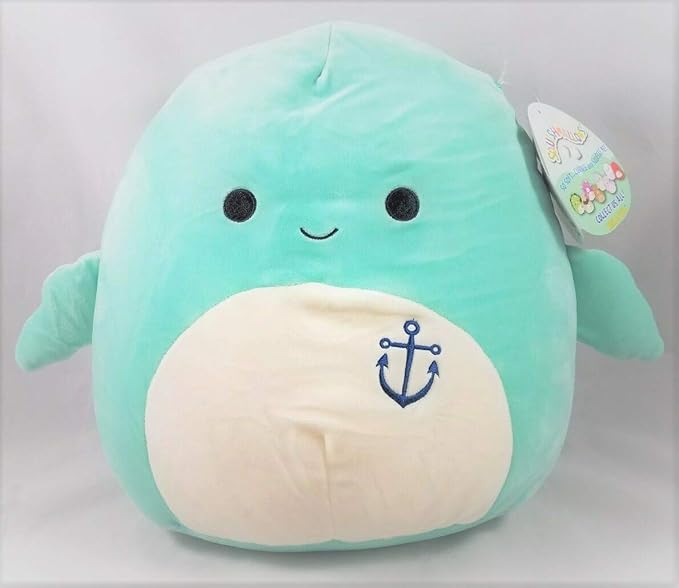 Squishmallow Kellytoy 12" - Perry The Blue Dolphin - Limited Edition ...