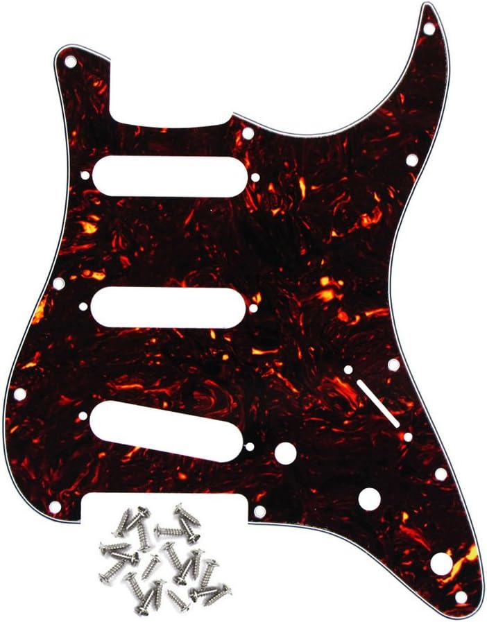 IKN 11 Hole SSS Strat Guitar Pickguard Scratchplate for Fender USA ...
