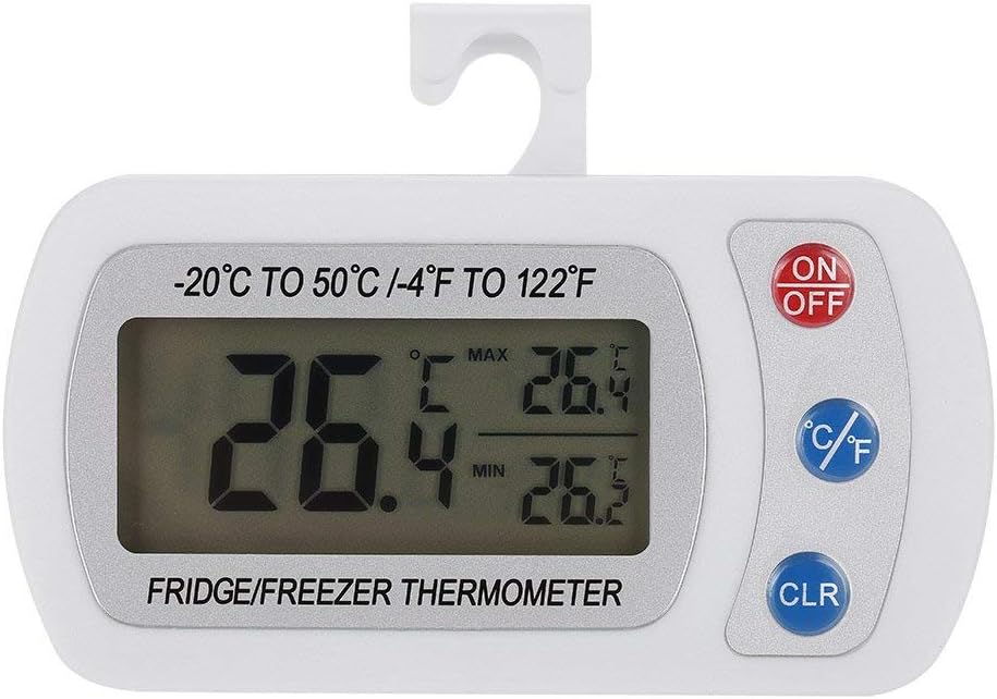 Digital Fridge, Freezer Refrigerator Thermometer, Walk-In Cold Rooms, 2 ...