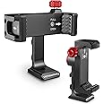Amazon.com: Metal Phone Tripod Mount with 3 Cold Shoes & 1/4" Arca Port ...