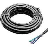 Amazon.com: RECOIL 20-Feet 9-Conductor Speaker Cable, 16AWG Pure OFC ...