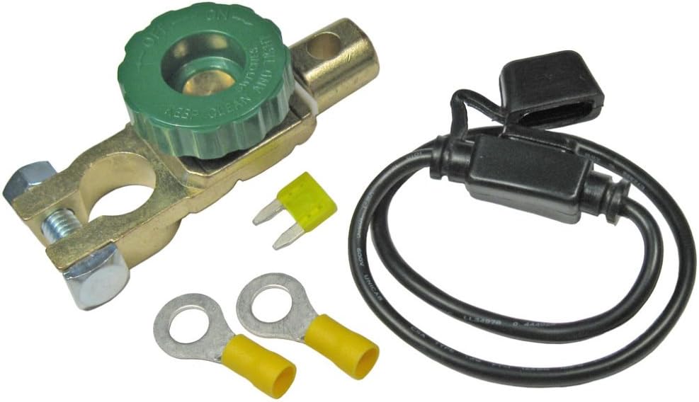 Amazon.com: Quick Disconnect for Top Post Batteries w/Fused Bypass ...