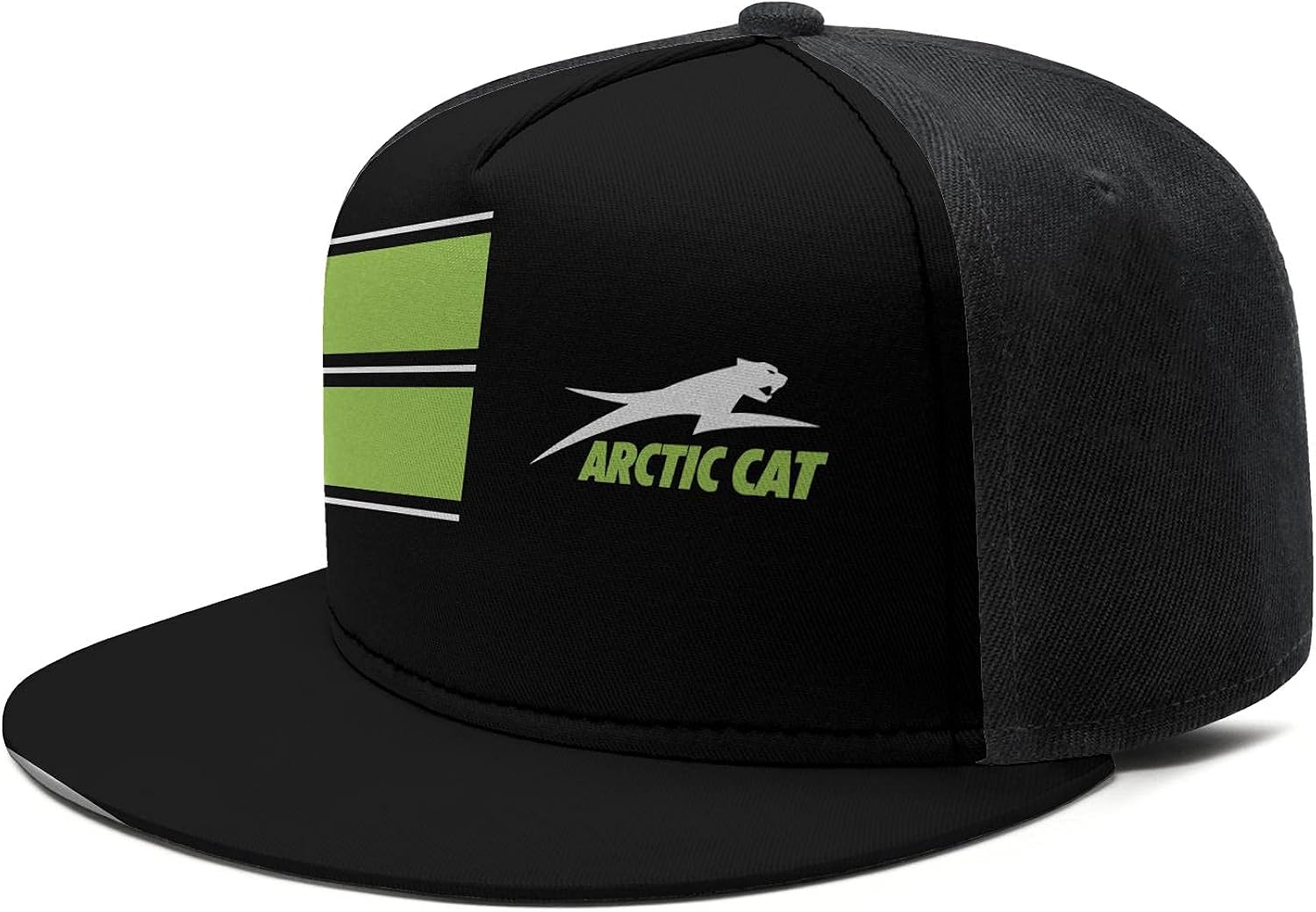 Arctic-Cat-Green-Black- Adjustable Baseball Cap Cowboy Hat Travel ...