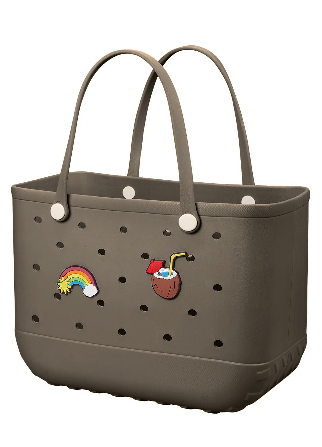 Beach Bag Rubber Tote Bag - Waterproof Travel Bag for Women Washable ...