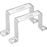 Amazon.com: uxcell U Shaped Connector Bracket, 90mm x 90mm 304 ...