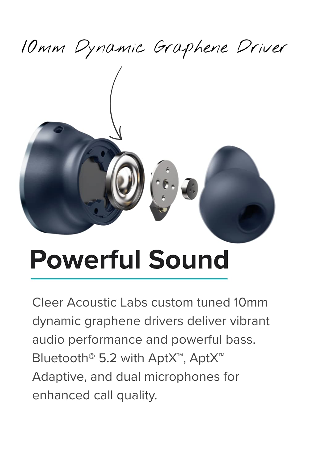 Mua Audio Ally Plus II True Wireless Noise Canceling Earbuds, 33 Hours ...