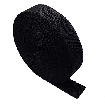 25 mm Polypropylen Gurtband – Schwarz – 5 m: Amazon.de: Garten