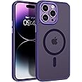 Amazon.com: BENTOBEN Magnetic for iPhone 14 Pro Case [Compatible with Magsafe] Translucent Matte ...
