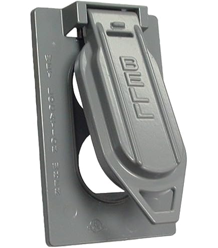 Red Dot Single Gang Duplex Receptacle Cover