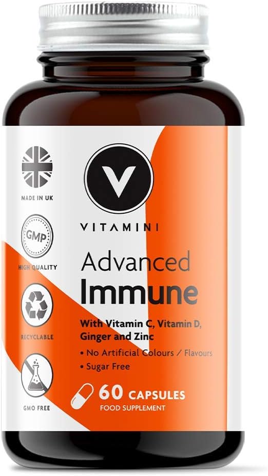 Vitamini Advanced Immune Booster Supplement with Vitamin C, Vitamin D ...