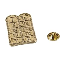 Amazon.com: Pins & Brooches 6030163 10 Ten Commandments Lapel Pin Tie ...