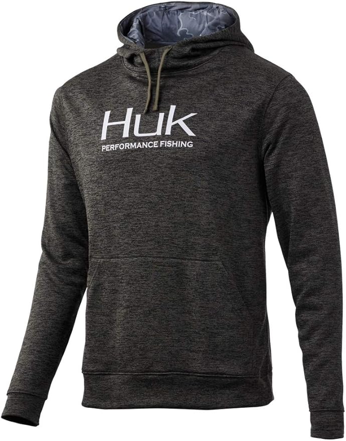 HUK Men's Fin Hoodie Hoodie: Amazon.co.uk: Clothing