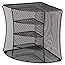 Amazon.com : Brenton Studio Metro Mesh Corner Shelf, Black : Office ...