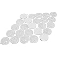Amazon.com: 25 Clear Adhesive Backed Spider CD / DVD Hubs (Rosettes ...